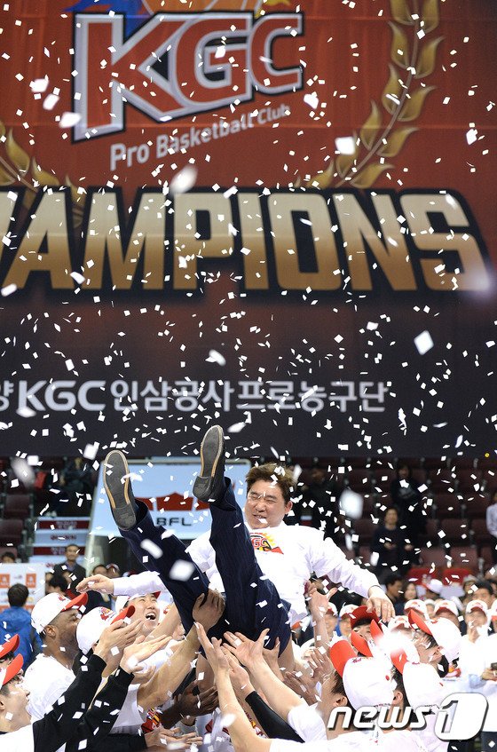 안양 KGC '감독님 사랑합니다' : 네이트 뉴스