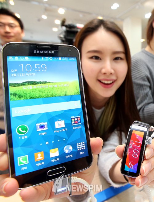 [뉴스핌 포토] SK텔레콤, 갤럭시S5 전격 출시! : 네이트 뉴스