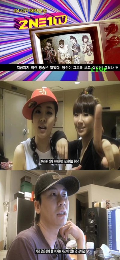 2NE1 깜짝 불시방송, 시청자 환호 “해적방송보면 행운” : 네이트 연예