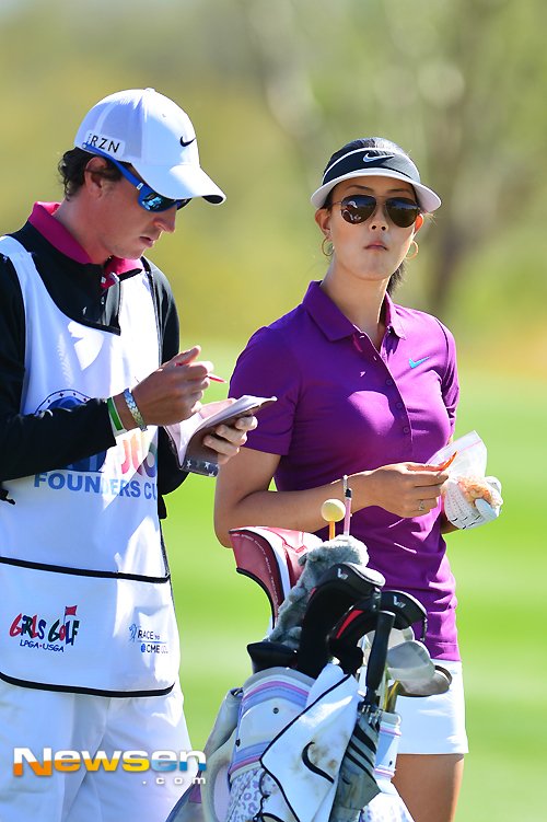 [사진으로 보는 LPGA]산드라 갈-미셸 위-제시카 코르다 'LPGA 대표미녀 3인방'(JTBC 파운더스컵) : 네이트 스포츠