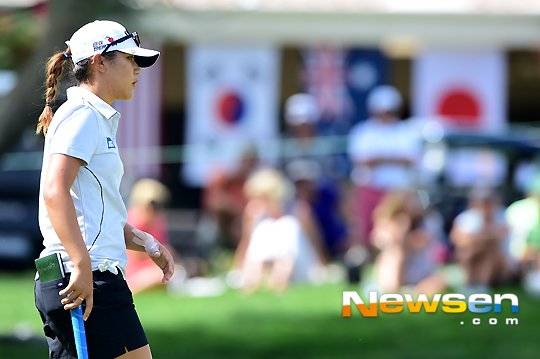 [포토엔]리디아 고 '태극기가 있네요'(LPGA ANA) : 네이트 스포츠