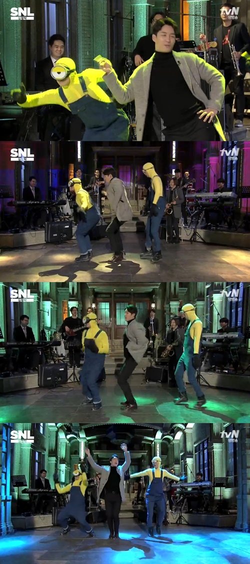 'SNL6' 심형탁, '뚜찌빠찌' 춤으로 황당 오프닝 '4차원 매력' | 네이트 연예