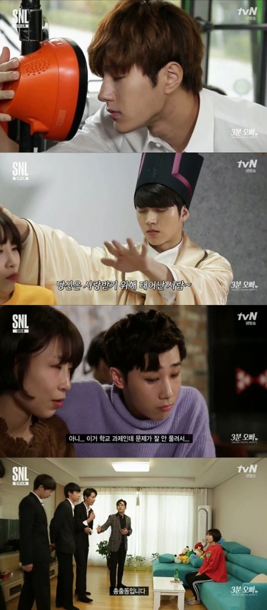 'SNL8' 인피니트, 교주부터 앵그리버드까지…7인7색 매력발산 : 네이트 연예