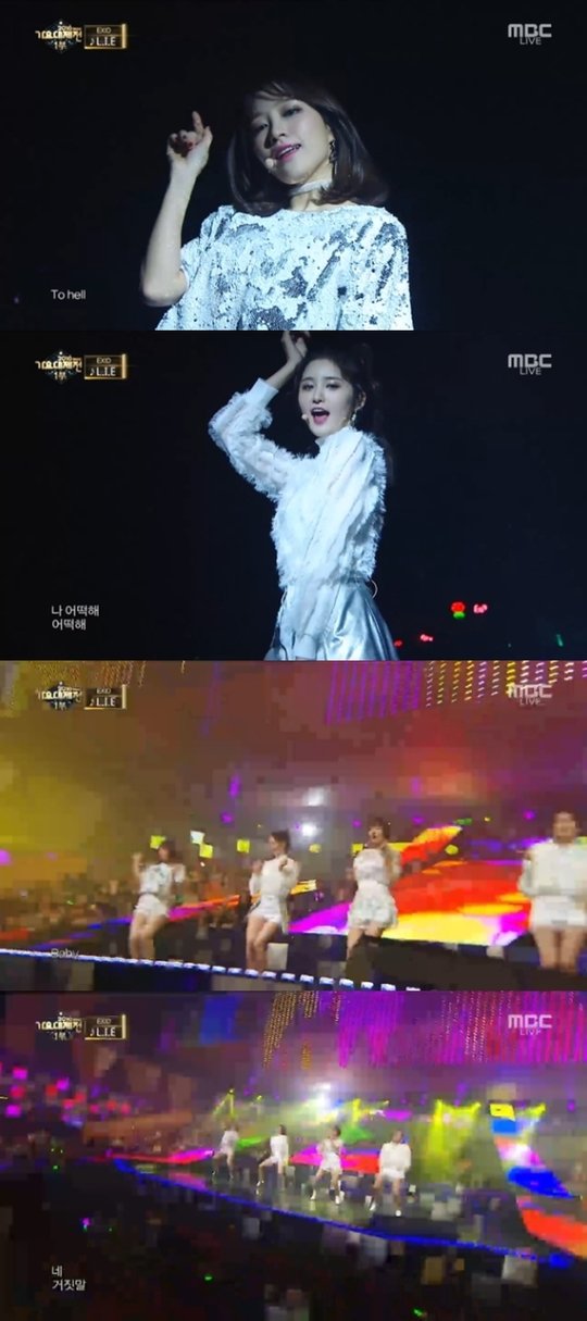 '갑상선 기능 항진증' 솔지 빠진 EXID, 4人만으로 꽉찬 무대[MBC 가요대제전] : 네이트 연예