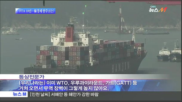 [뉴스 M 포커스] 'FTA 10년'…살림살이 나아지셨습니까? : 네이트 뉴스