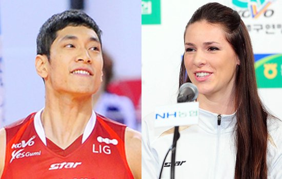 김요한-이바나, V리그 6R 남녀 MVP : 네이트 스포츠