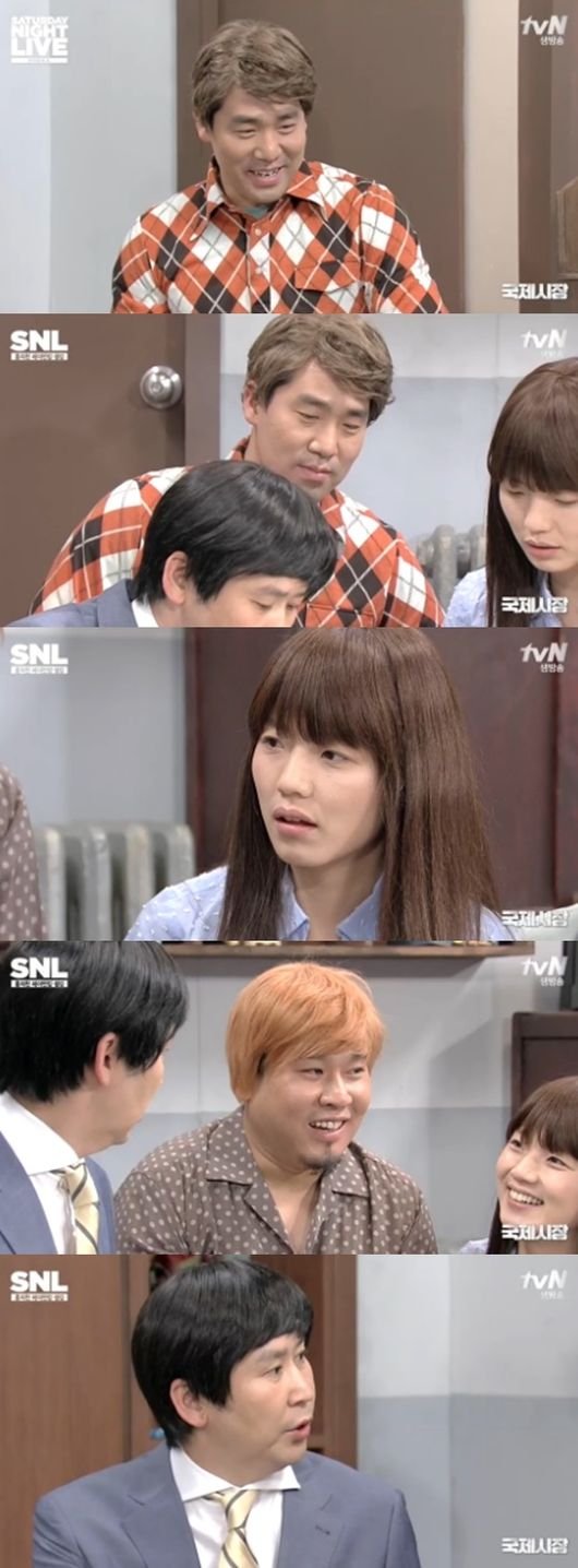 'SNL6' 안영미, 가발 쓴 샘킴에 "송대관 아니냐" : 네이트 연예