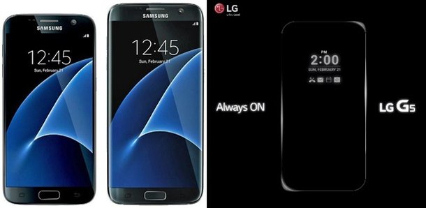 열흘 앞으로…닮은 듯 다른 삼성 '갤럭시 S7' vs LG 'G5' : 네이트 뉴스