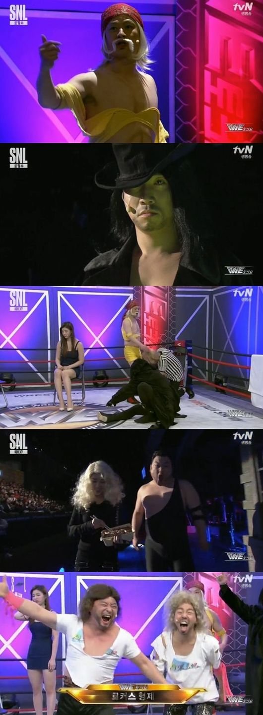 'SNL7' 정상훈·유세윤, 헐크호건·언더테이커 변신 : 네이트 연예