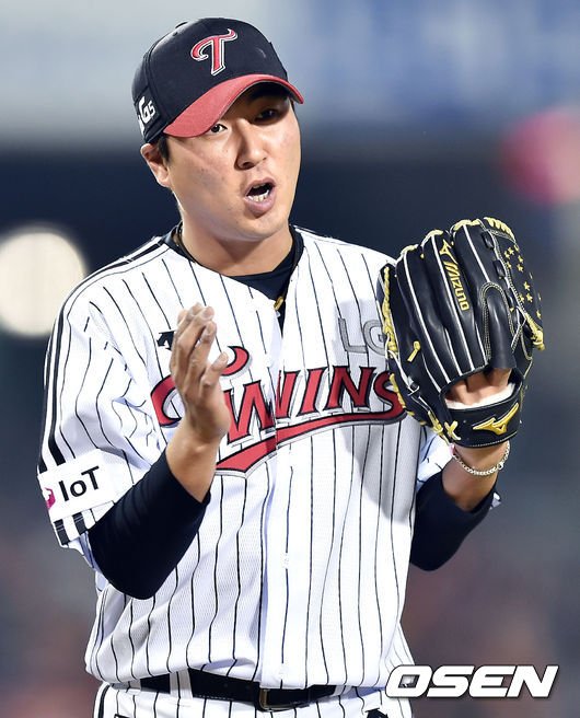 '6⅔이닝 QS' 우규민, 시즌 첫 승 실패 : 네이트 스포츠