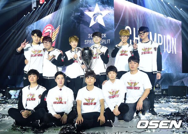 [사진]SKT1, 통산 6번째 롤챔스 우승 : 네이트 스포츠