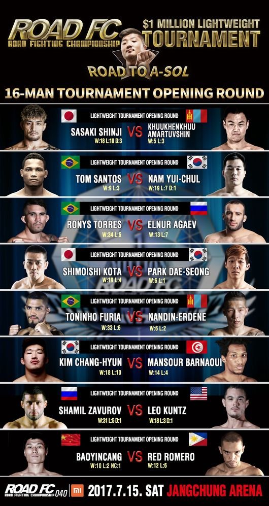 'ROAD TO A-SOL' 16강 퍼즐 최종 확정…'코리안 불도저' 남의철 기사회생 : 네이트 스포츠