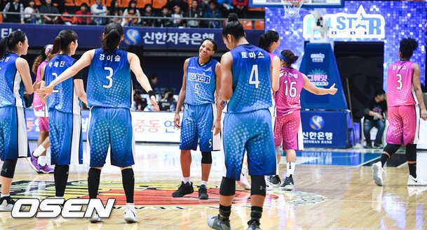 [사진]WKBL 올스타전,'사이좋은 무승부' : 네이트 스포츠
