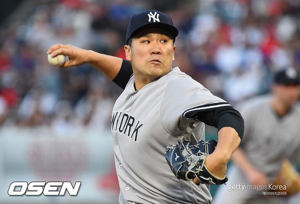 '6이닝 1실점 9K' 다나카, 2G 연속 QS…오타니 대결은 불발 : 네이트 스포츠