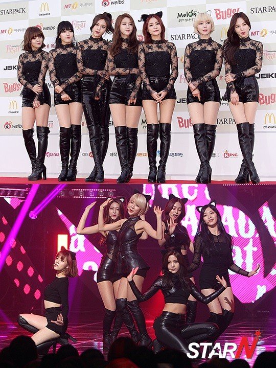 '트리플 크라운' AOA, 가치 인정받았다…정상급 걸그룹 '우뚝' : 네이트 뉴스