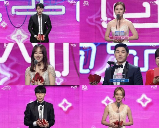 조진웅·이서진, 영예의 대상…모두가 웃은 축제였다[tvN10 어워즈 종합] : 네이트 연예