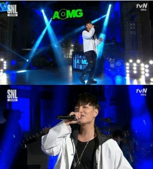 AOMG식구들 제대로 한판 놀이 'SNL'신고식 '콘서트 장 방불' : 네이트 뉴스