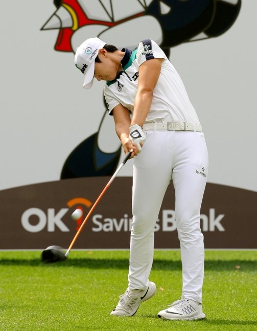 박성현의 파워풀한 드라이버샷 [KLPGA 박세리 인비테이셔널] : 네이트 스포츠