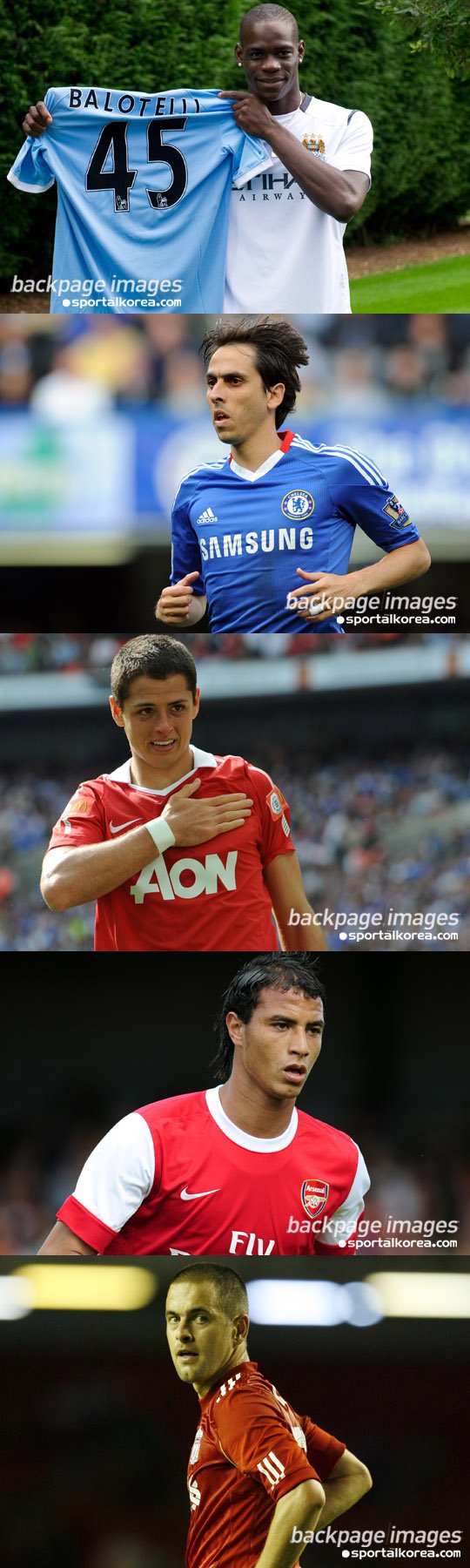 [2010 여름이적시장] 'EPL 화수분' 맨시티 vs 잠잠한 강호들 : 네이트 스포츠