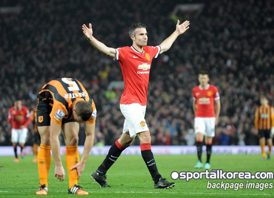 [EPL 13R] '판 페르시 부활포' 맨유, 헐 시티 3-0 제압…시즌 첫 '3연승' : 네이트 스포츠