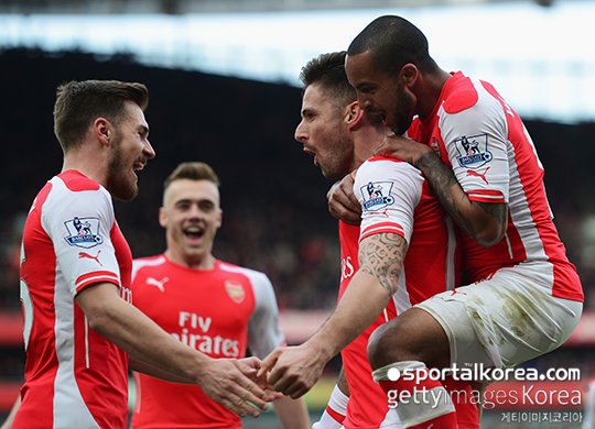 [EPL 29R] '지루 결승골' 아스널, 웨스트햄에 3-0 완승…EPL 5연승-2위 추격 : 네이트 스포츠