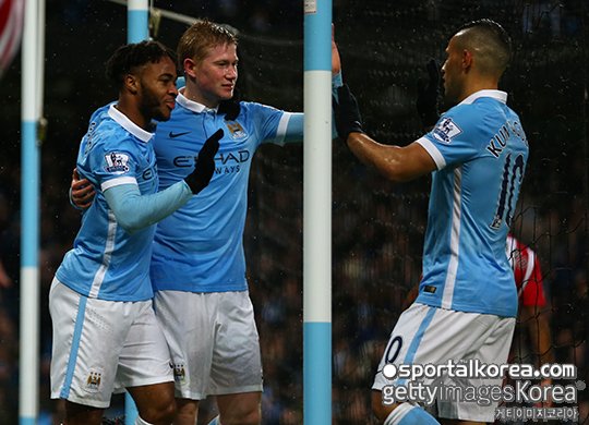 [EPL 14R] '데 브루잉 1골 2도움' 맨시티, 사우샘프턴에 3-1 승리…'선두 복귀' : 네이트 스포츠