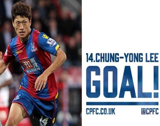 [EPL 17R] 이청용 '결승골' 팰리스, 스토크에 2-1 '극장승' : 네이트 스포츠