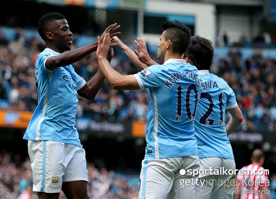 [EPL 35R] '아구에로 23호골' 맨시티, 스토크 4-0 완파…7G 연속 무패 : 네이트 스포츠