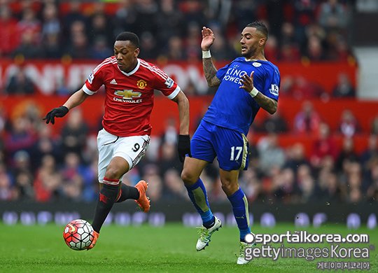 [EPL 36R] '마르시알 골' 맨유, 레스터와 1-1 무승부…'OT 우승 저지' : 네이트 스포츠