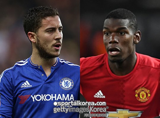 [EPL 9R] '아자르vs포그바'…첼시-맨유 선발 공개 : 네이트 스포츠