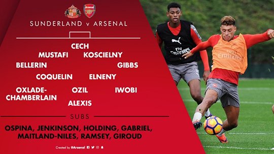 [EPL 10R] '산체스 원톱' 아스널, 선덜랜드전 명단 공개…'램지-지루 벤치' : 네이트 스포츠
