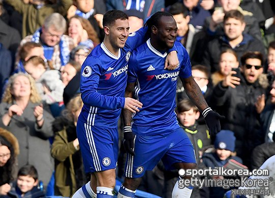 [EPL 24R] '아자르 원맨쇼' 첼시, 아스널에 3-1 승리…'우승 9부능선 돌파' : 네이트 스포츠