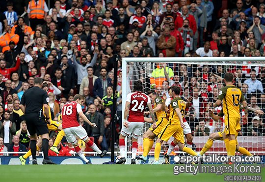 [EPL 7R] '벵거 부임 21주년' 아스널, 브라이튼에 2-0 완승…'4경기 무패 + 5위 상승' : 네이트 스포츠