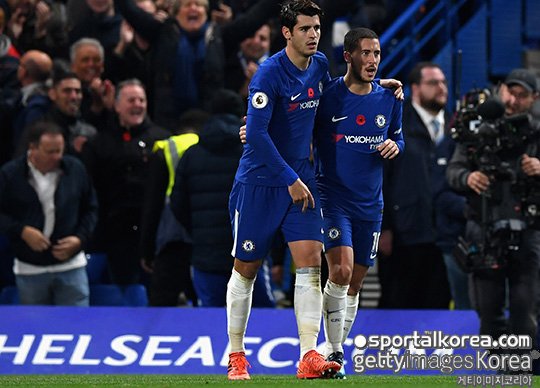 [EPL 15R] '모라타-아자르 선봉' 첼시, 뉴캐슬전 선발 라인업 공개 : 네이트 스포츠