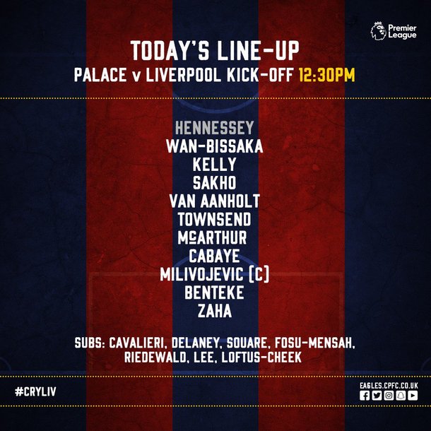 [EPL 32R] '이청용 또 벤치' C.팰리스, 리버풀전 명단 발표 : 네이트 스포츠