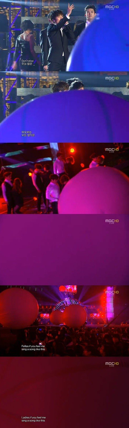 공 난리 MBC '가요대제전' 2PM, "공 들인 무대 공 잘 보셨죠?" : 네이트 연예