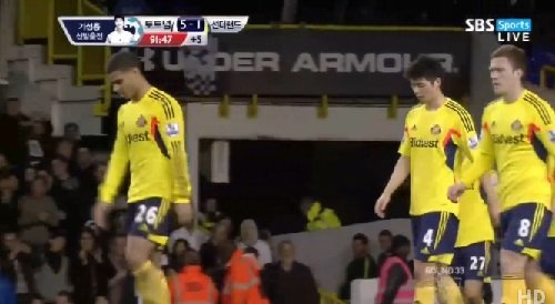 [EPL 33R] '기성용 풀타임' 선덜랜드, 토트넘에 역전패…4연패 수렁 : 네이트 스포츠