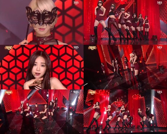 '인기가요' AOA, 엉덩이를 '살랑살랑' 섹시 캣우먼 : 네이트 뉴스