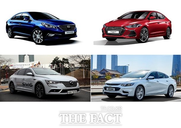 아반떼 스포츠·쏘나타 vs SM6·말리부 완성차 업계 '각축전' : 네이트 뉴스