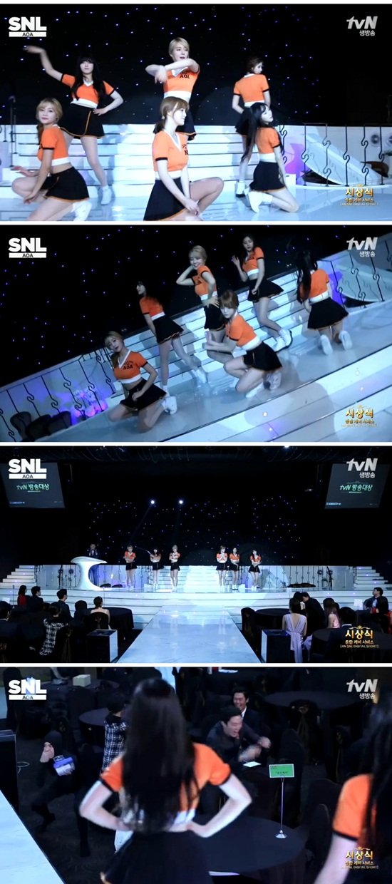 'SNL코리아6' AOA 콩트 더욱 풍성하게 만든 칼군무 : 네이트 뉴스