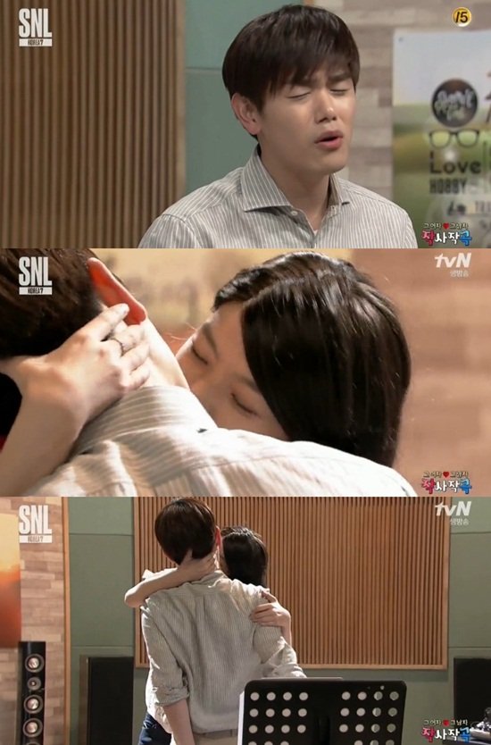 'SNL7' 에릭남과 키스한 안영미 첫마디 "물건이었네" : 네이트 연예