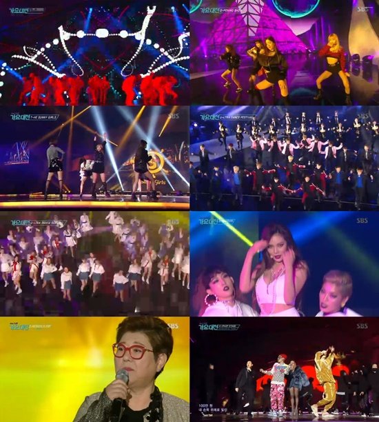 '2016 SBS 가요대전' 감탄스런 韓 가요의 발전(종합) : 네이트 뉴스