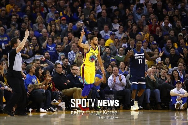 [NBA 영상] GSW, 3P 21개로 '늑대 군단' 무너뜨리다 : 네이트 스포츠