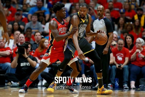 [NBA PO 2R] '듀란트 38점' GSW, NOP 꺾고 시리즈 3승 1패 : 네이트 스포츠