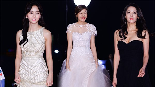 [S영상] 김하늘 한고은 김소현 지수 진영 등, '레드카펫을 빛낸 스타들' (2016 KBS 연기대상) : 네이트 뉴스