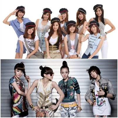 2NE1 vs 소녀시대, 올 가요시상식서 첫 맞대결 : 네이트 연예