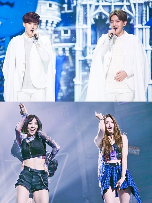 엑소 수호·백현 '인가' 스페셜MC 컴백…EXID 하니·정화 호흡 : 네이트 연예