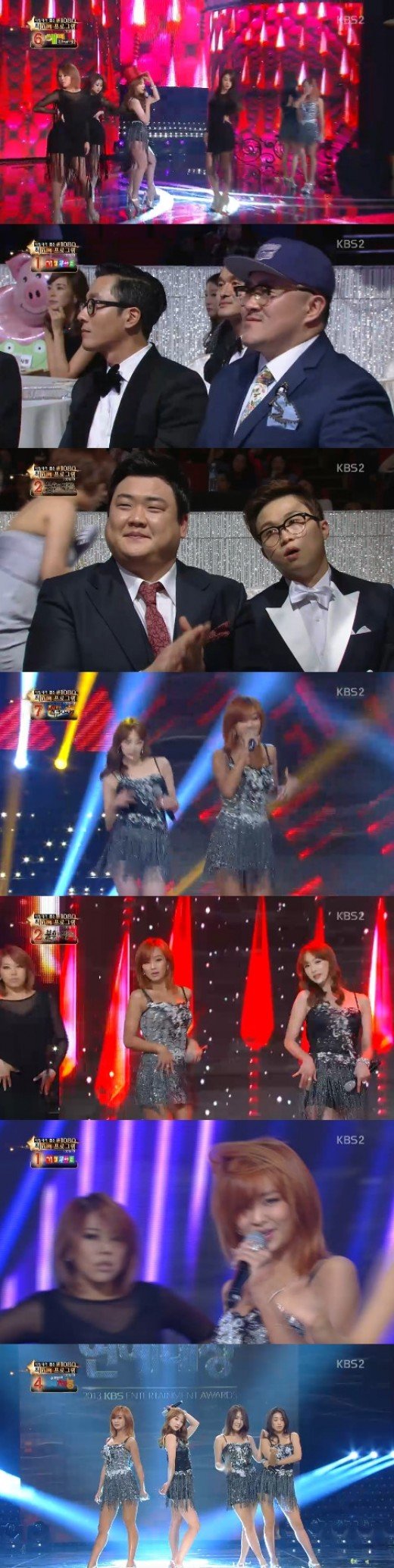 [KBS연예대상] 씨스타의 'Give It to ME'에 남성출연진 '후끈' : 네이트 뉴스