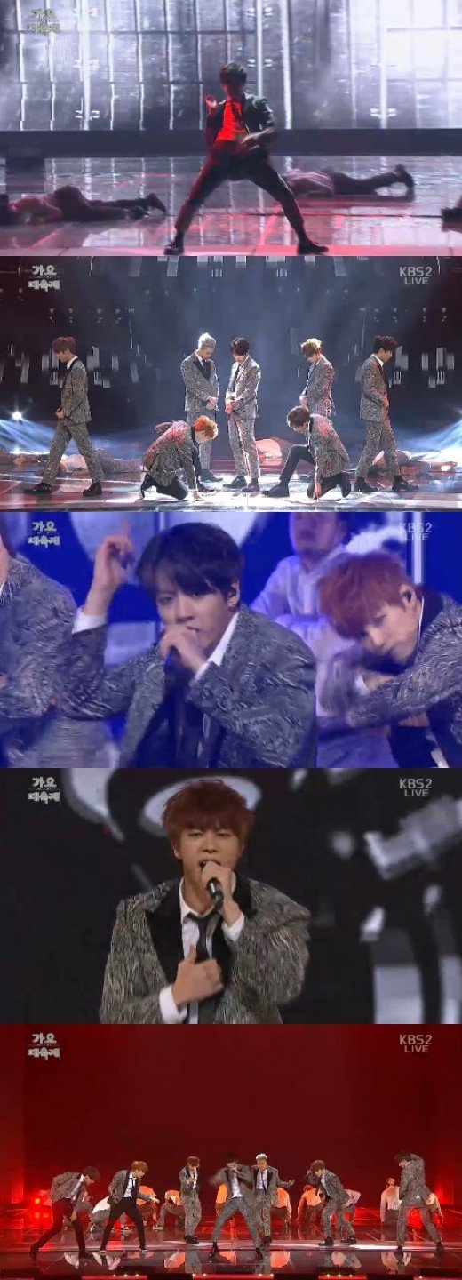 방탄소년단, 칼군무의 정석…패기 넘치는 신인(KBS가요대축제) : 네이트 뉴스