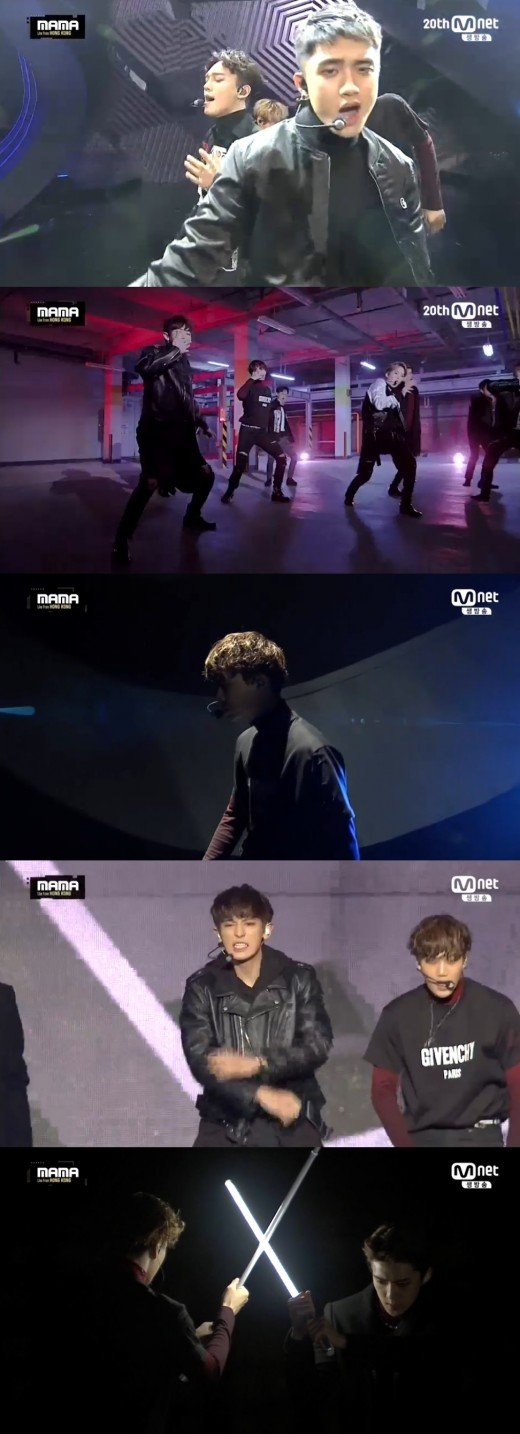 [2015 MAMA] 엑소, '군무+퍼포먼스' 홍콩의 밤 수놓다 : 네이트 연예